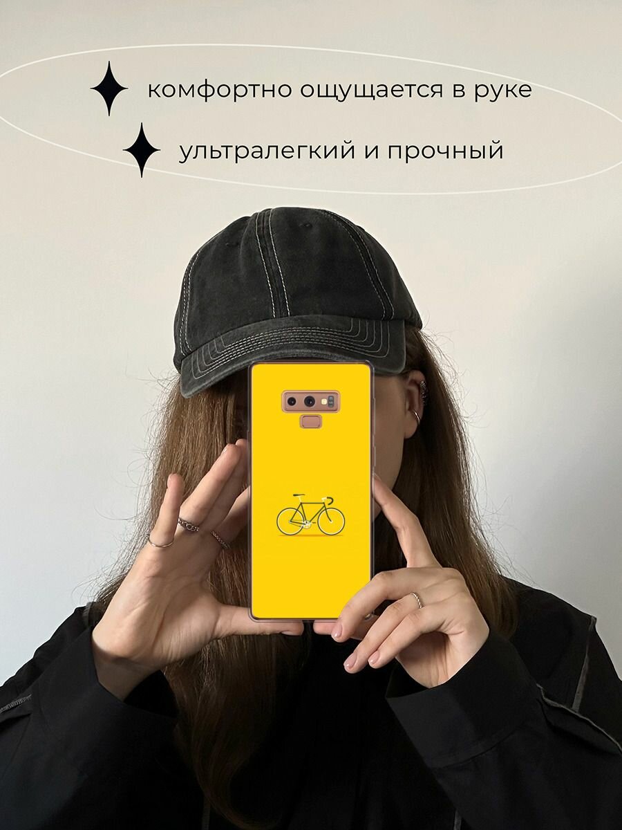 Чехол на Samsung Galaxy Note 9 / Самсунг Галакси Нот 9 с принтом "Хобби велосипед 1" — фото 1