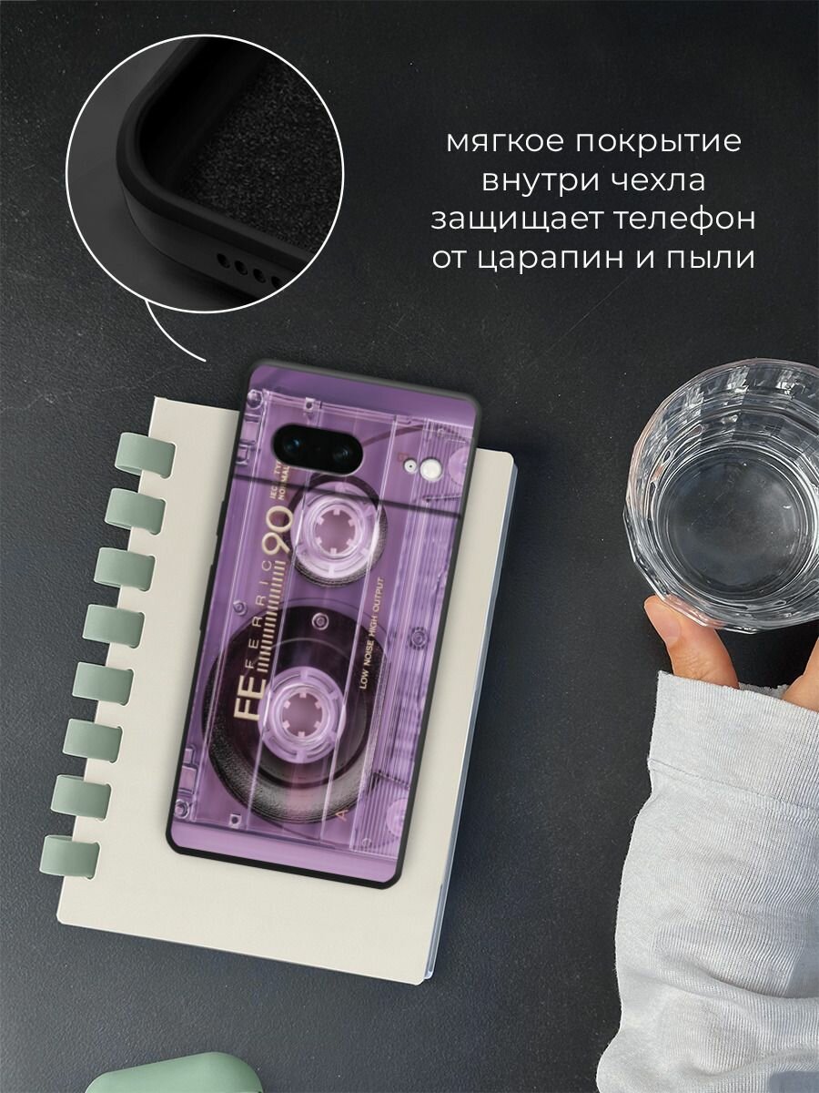 Чехол на Google Pixel 7 / Гугл Пиксель 7 с принтом "Love love love 1"