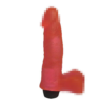 Биоклон Вибратор реалистичной формы, розовый С мошонкой