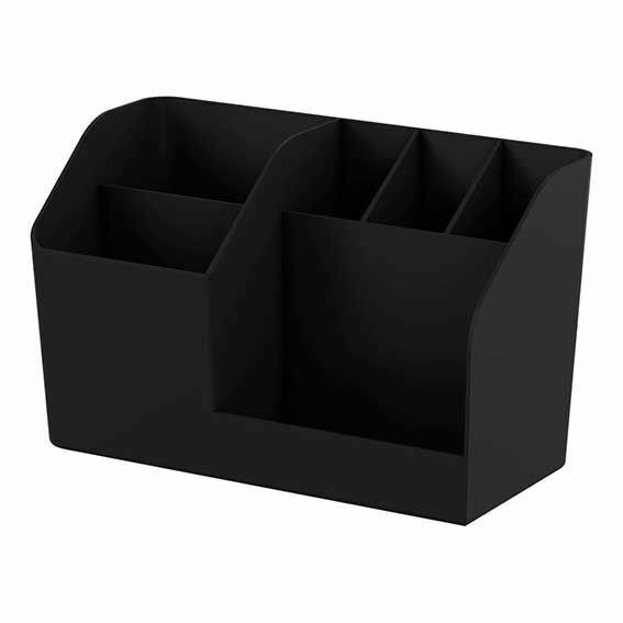 Подставка канцелярская Erich Krause Submarine Classic, чёрная, настольная