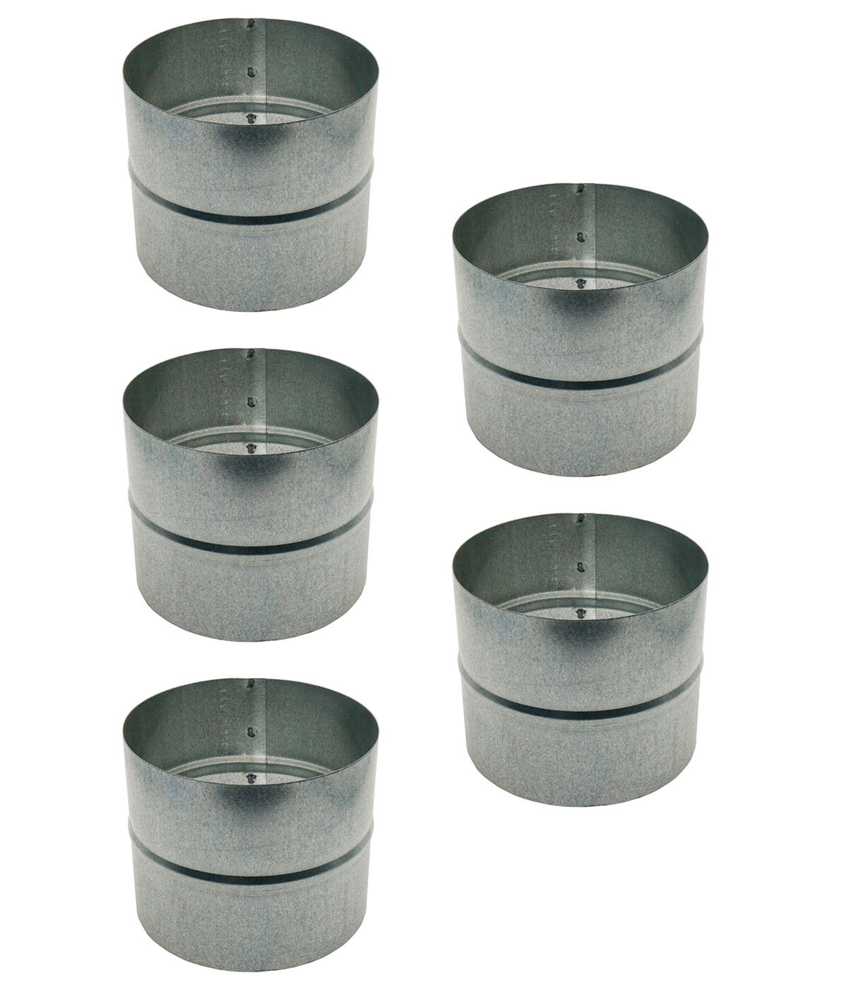 Соединитель для круглых воздуховодов d200 мм оцинкованный Pro (5 шт.)