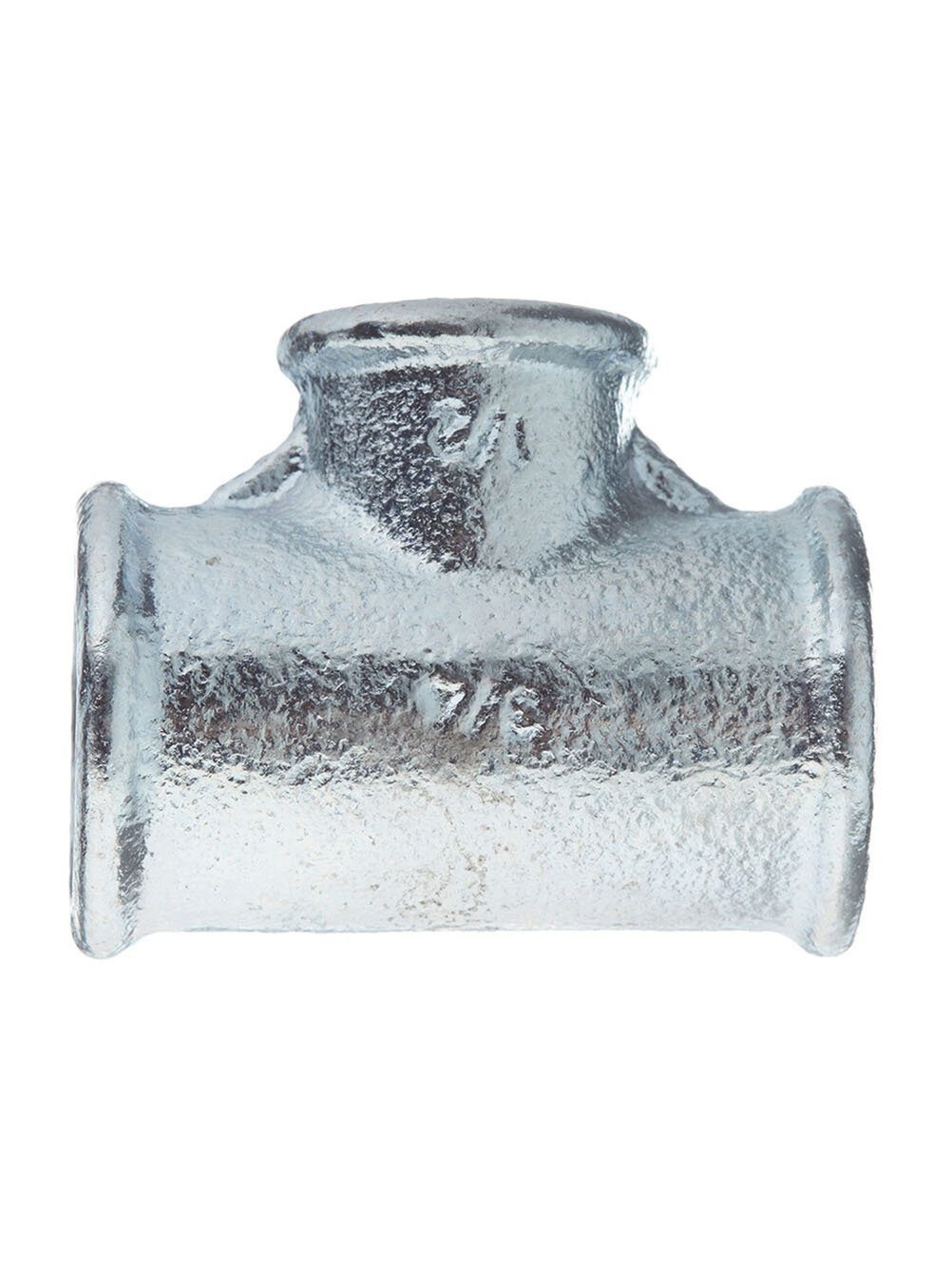 Тройник переходный 3/4 ВР(г) х 1/2 ВР(г) х 3/4 ВР(г) чугунный оцинкованный