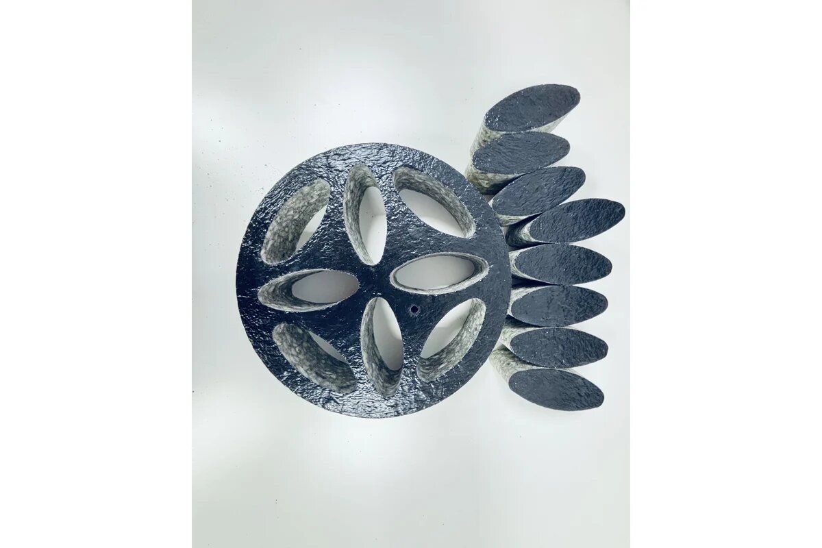 DEC DIN125RP/B Клапан расхода воздуха 125 мм с шумоглушением для вентиляционных систем