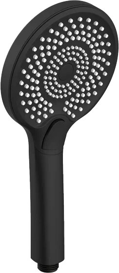 Душевая лейка IDDIS Optima Home OPH12BPi18 3 режима, лейка для душа, черная, матовая, круглая