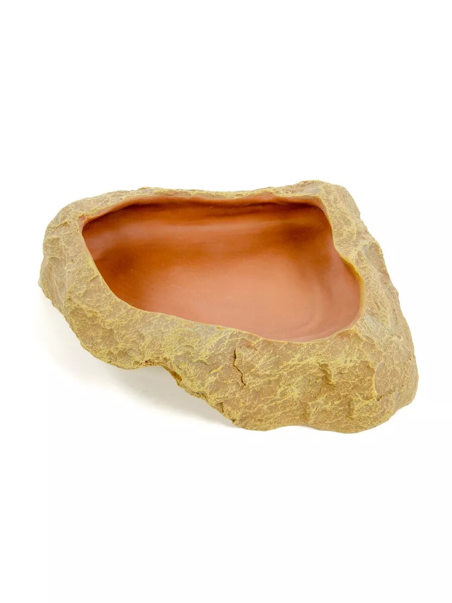 Кормушка-поилка для рептилий, угловая, 24х22х5.5см