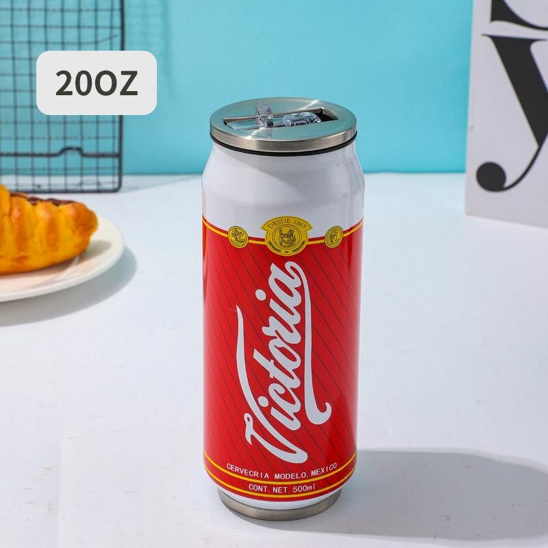 Автомобильная кружка в форме банки Coca-Cola, 480 мл.