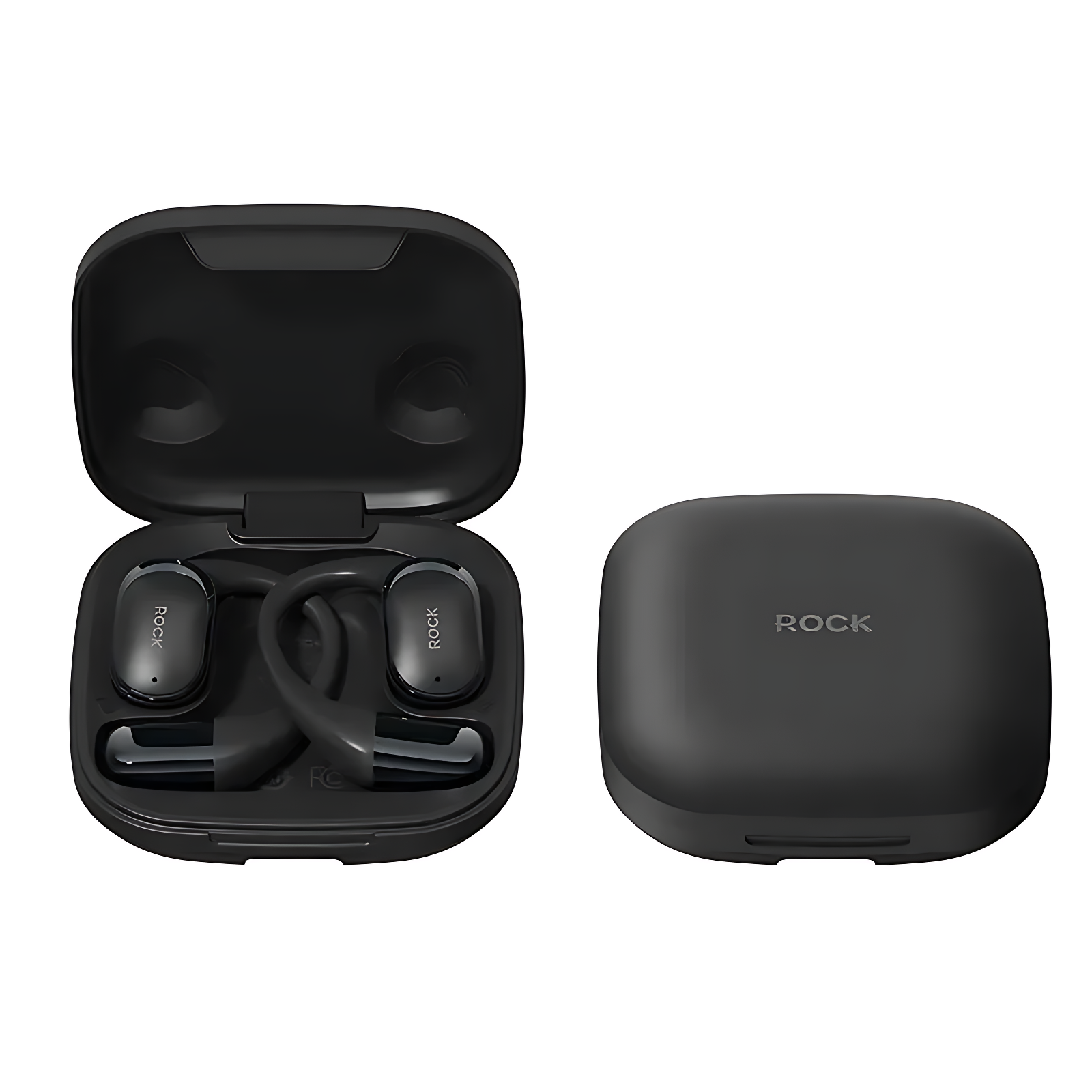 Беспроводные наушники с шумоподавлением ROCK X718 OWS Bluetooth Earphones черные