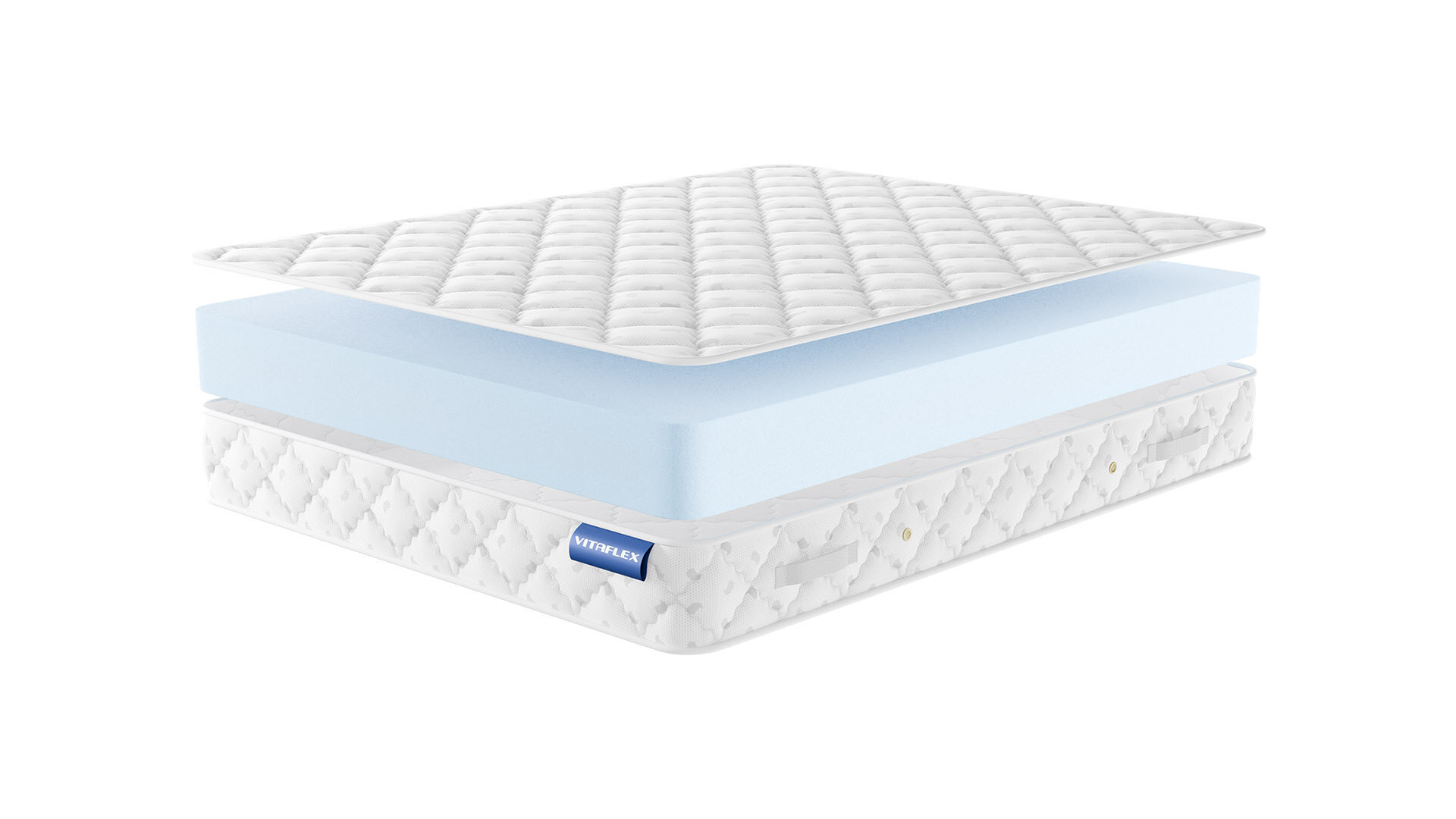 Матрас Vitaflex Light Foam Max Eco 120х190 серии Foam Eco высота 20 см анатомический средней жесткости Беспружинный