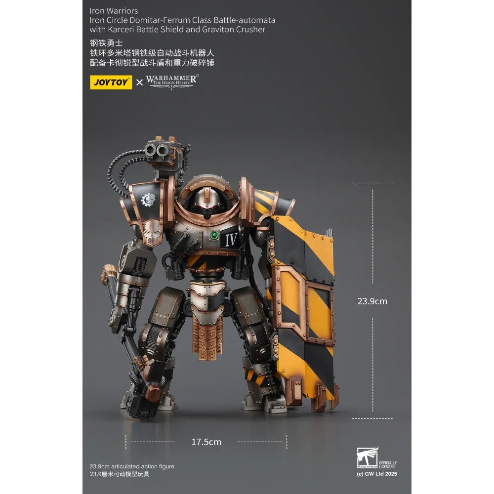 JOYTOY Dark Source Warhammer Iron Warrior Железное кольцо