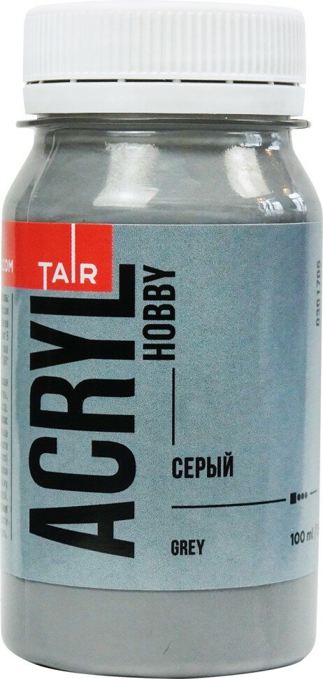 Акрил Серый Акрил-Хобби 100мл, артикул 301705