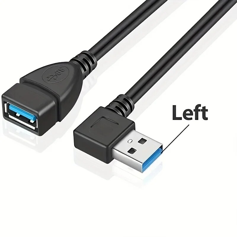 90 ° Угловой Удлинительный Кабель USB 3.0 Для Высокоскоростной Передачи Данных И Быстрой Зарядки