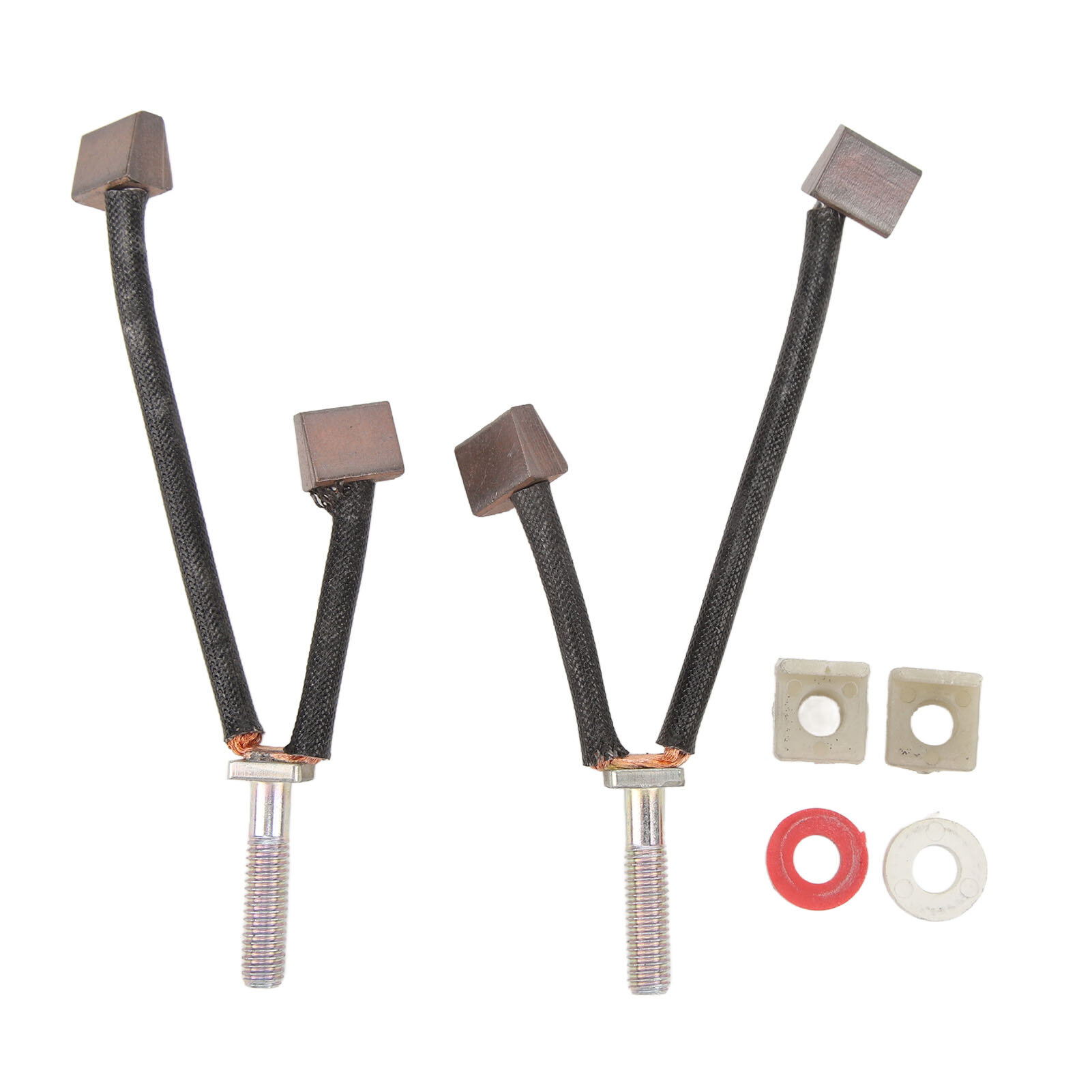 ATV Motor Carbon Brush Комплект сильная выходная мощность увеличивает скорость скоростных щетки на лебедку с 2000 до 5000 фунтов