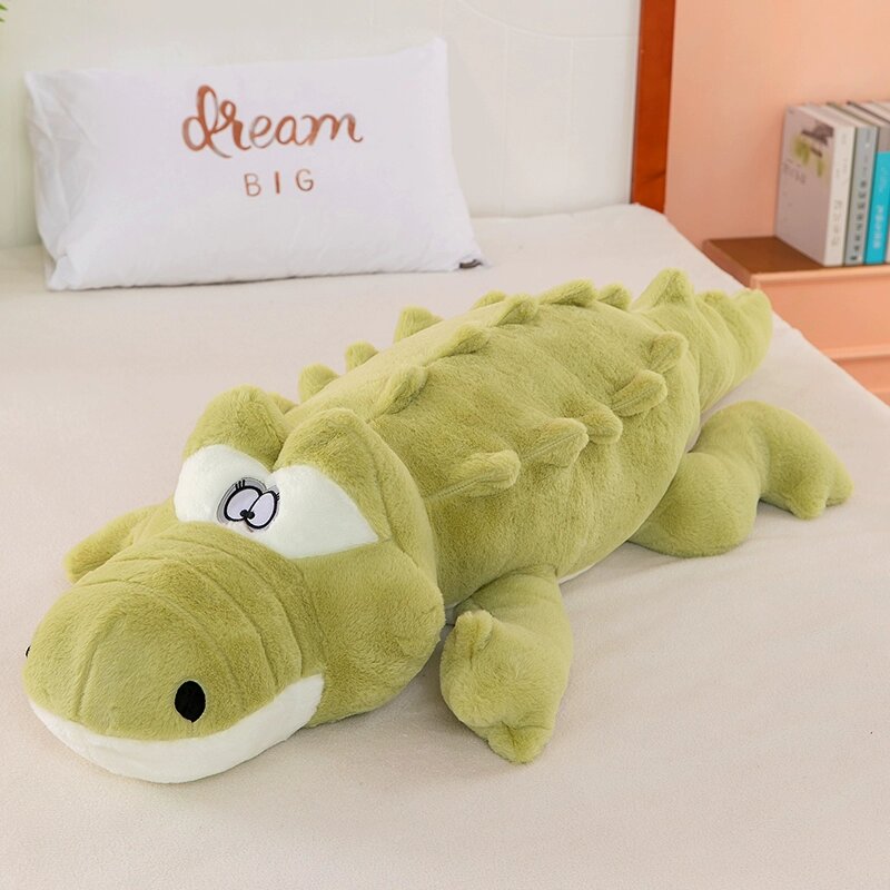 Плюшевая игрушка крокодил, очень большая кукла, милая мягкая игрушка, подушка для сна, длинная подушка, гигантская