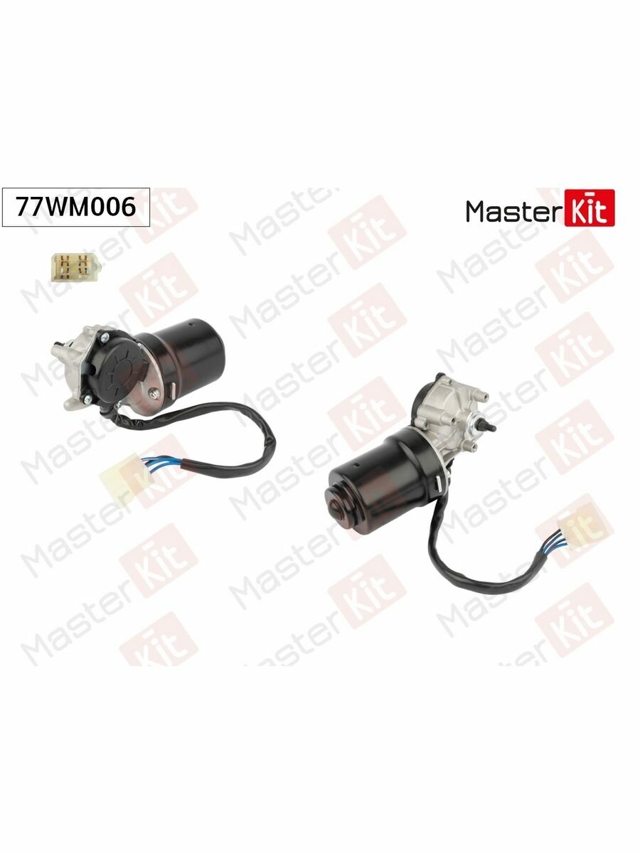 Мотор стеклоочистителя для а/м LADA 2104-2107 / Лада 2104-2107, MASTERKIT 77WM006