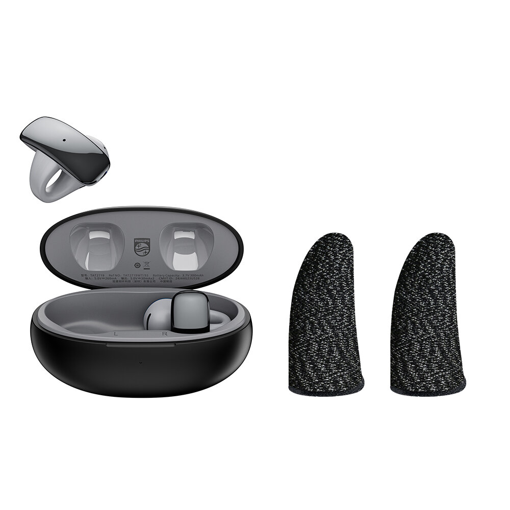 Наушники PHILIPS полностью беспроводные, черные, с игровыми накладками