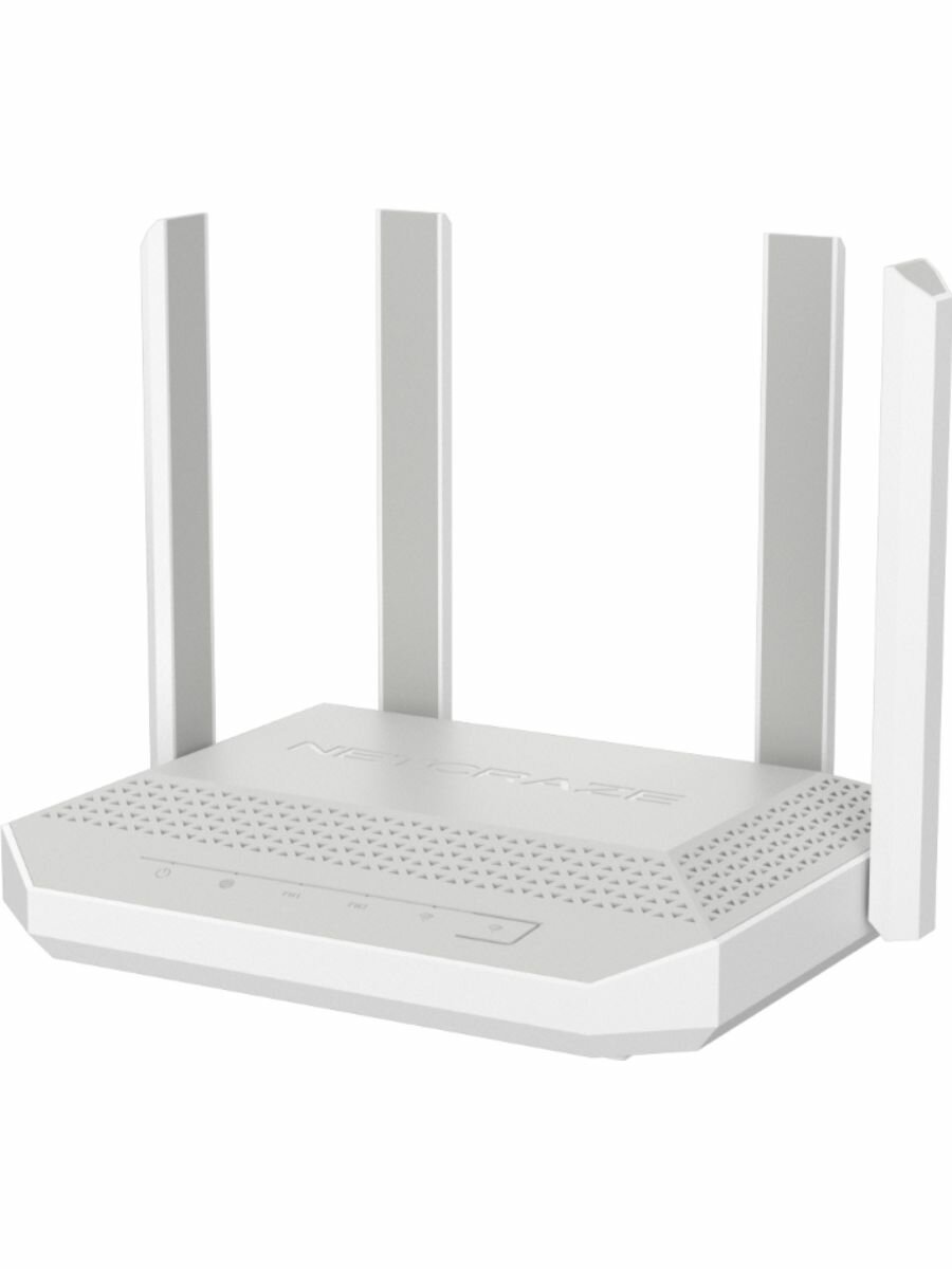 Wi-Fi роутер Netcraze Ultra NC-1812, двухдиапазонный, Mesh, белый
