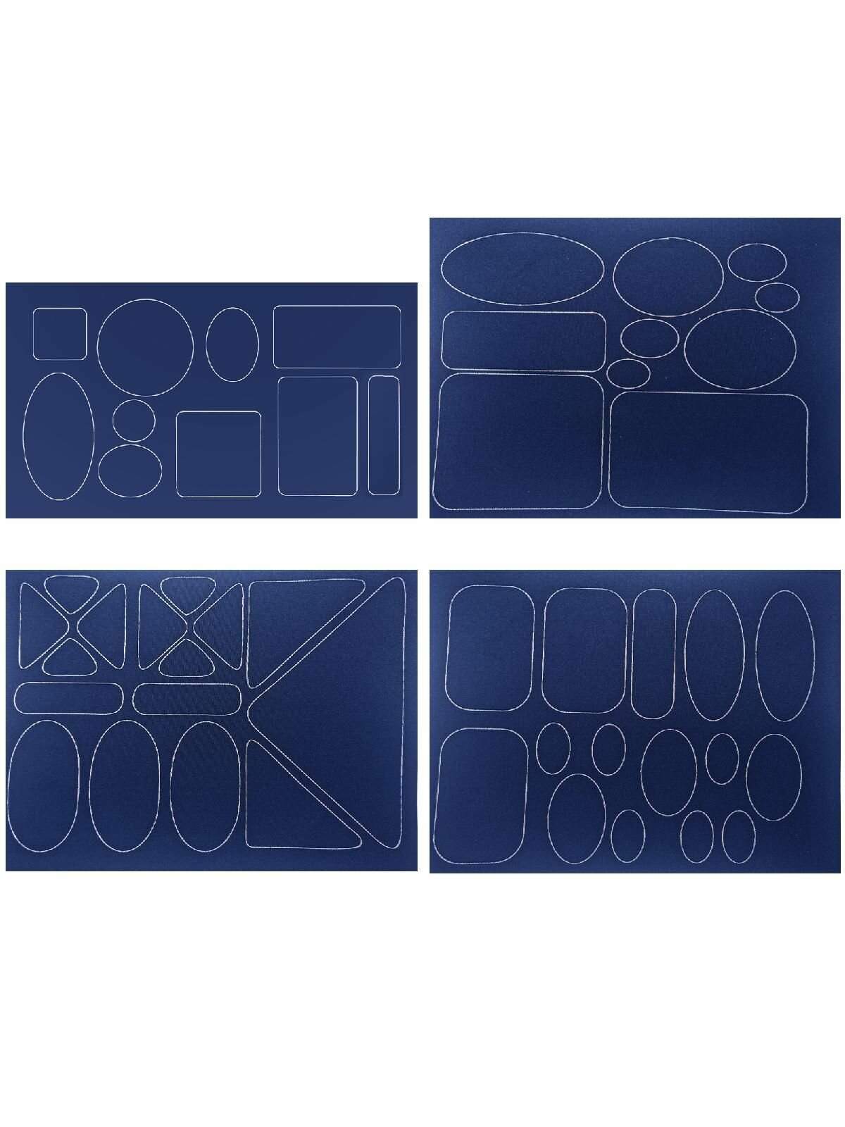 4 шт. Набор для ремонта пуховиков самоклеящиеся заплатки для одежды, джинсов и брюк, Тибет