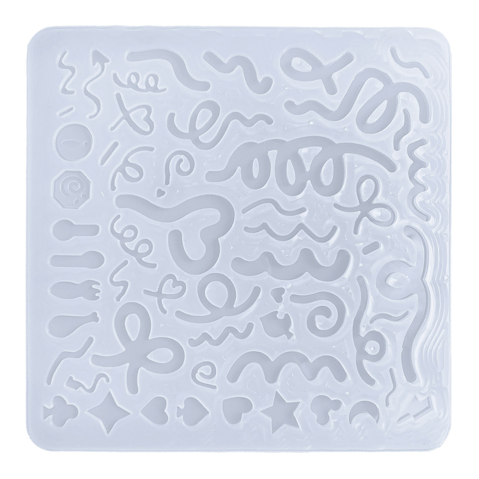 Аксессуары для мелкой цветной ленты из зыбучих песков, заполняющие декоративную форму-7