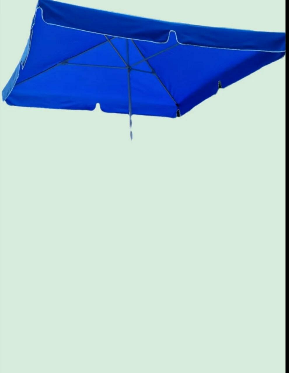 Тент для зонта "Руслана", 2x3 м, 6 спиц, оксфорд 300 PU, синий