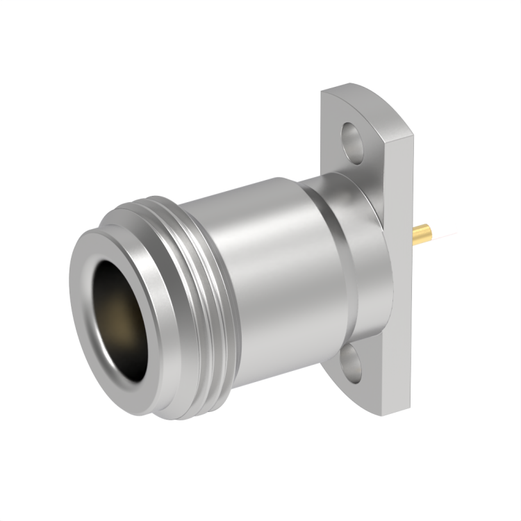 Китайский аналог(замена): R163463001 N 18 2-отверстный фланцевый разъем-гнездо с контактом-лепестком