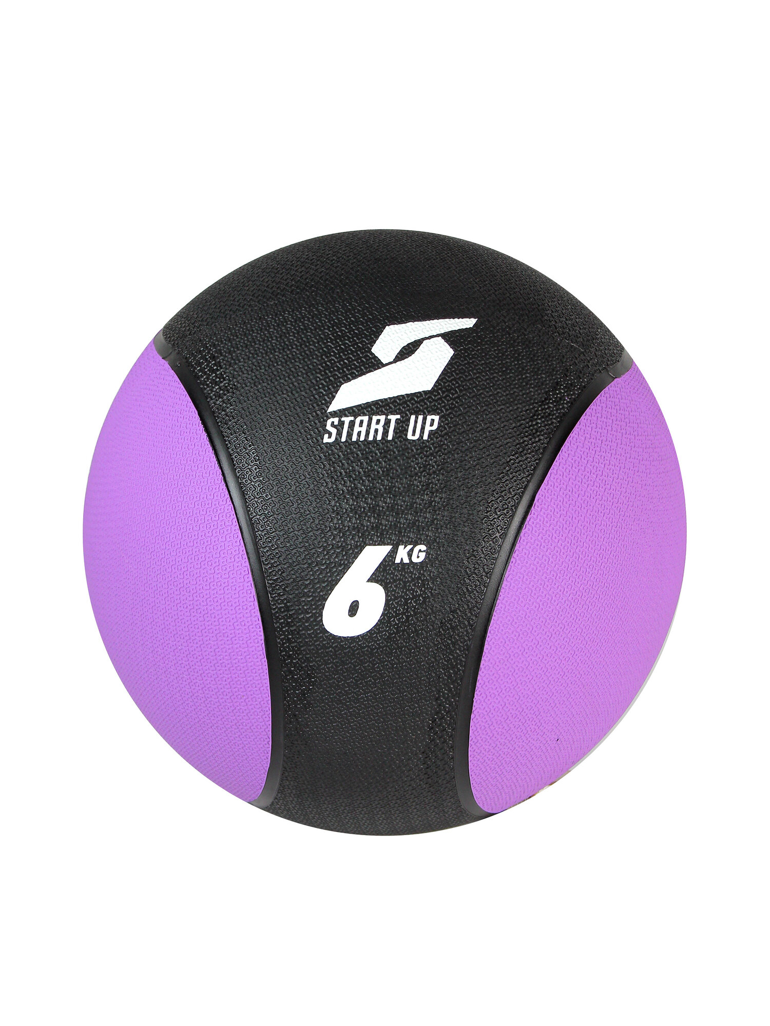 Медицинбол Start Up ECE 081 вес 6 кг фиолетовый/ черный, резина