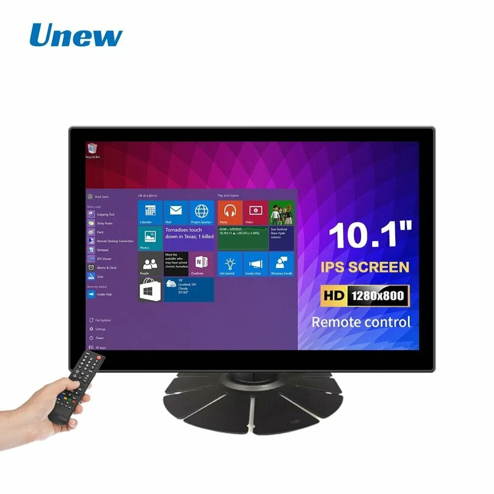 UNEW 10.1" Монитор Industrial Monitor, черный матовый