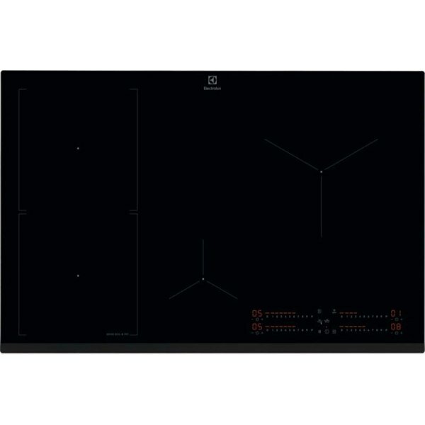 Индукционная варочная панель Electrolux EIS87453, конфорок: 4 шт, стеклокерамика, независимая, черный