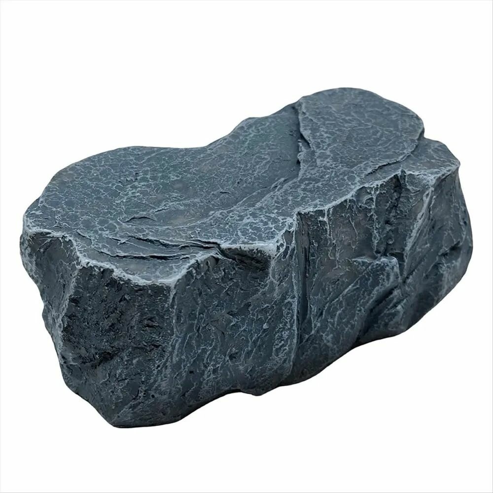 Скрытый ящик для ключей Фейковый рок для улицы - безопасный чехол для запасных ключей из смолы для открытого сада или двора (в каменном стиле)