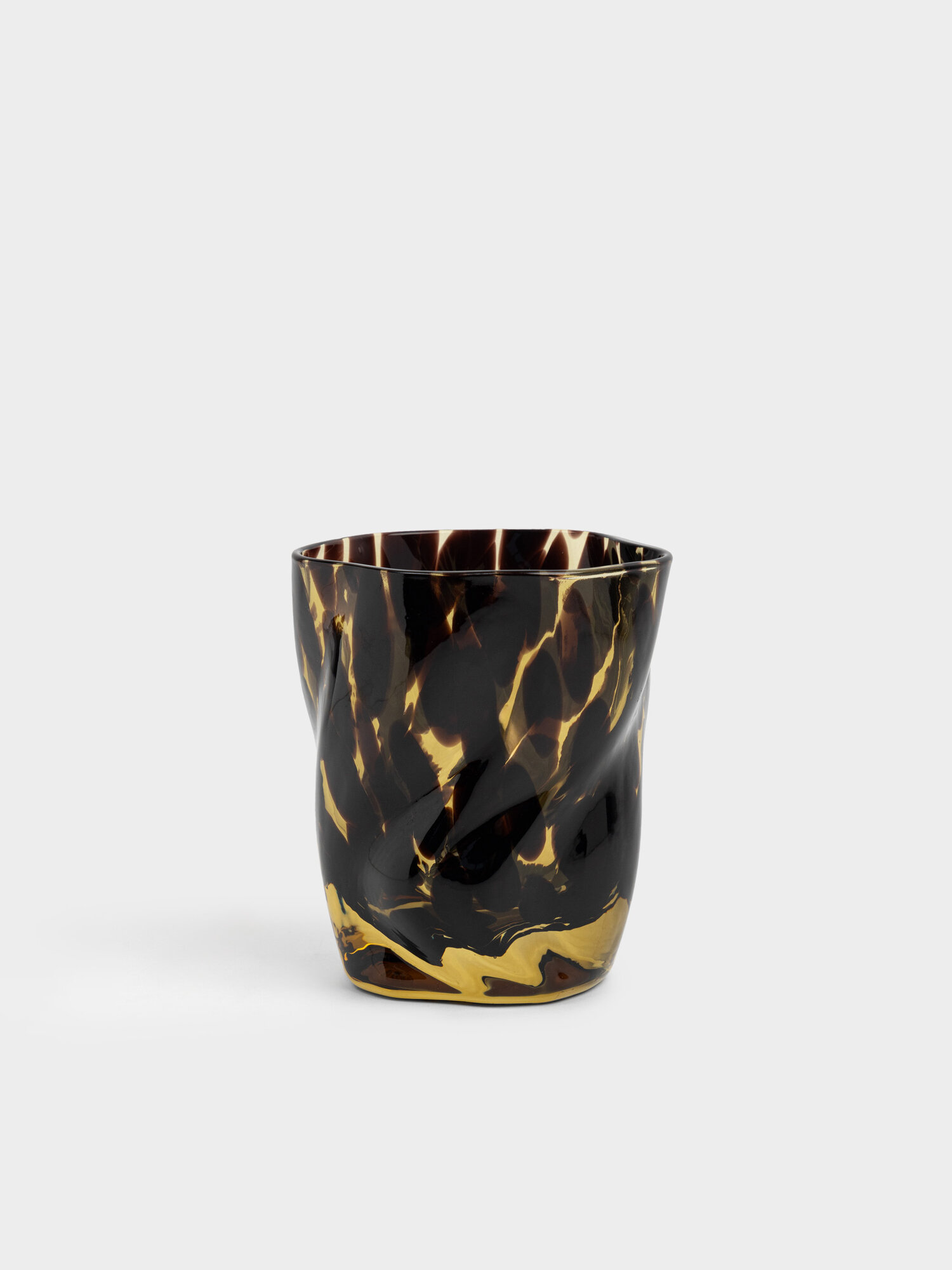 Стакан, 10 см, 250 мл, стекло Р, коричневый, Анималистичный узор, Nors color, Kuchenland