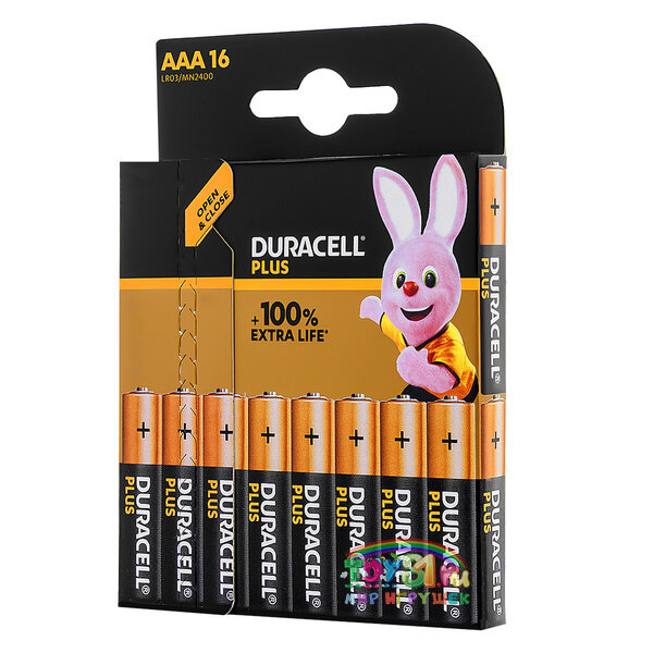 Duracell Duracell Lr03 Plus Mn2400/16bl