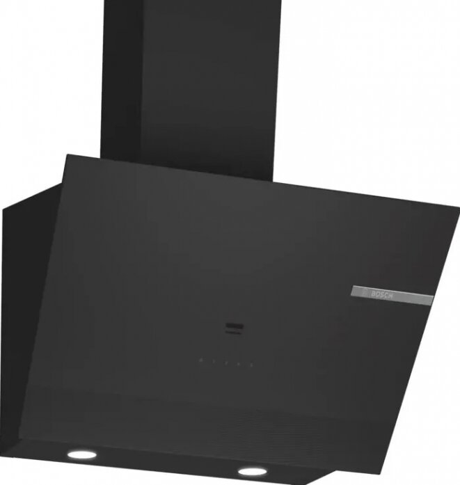 Вытяжка наклонная Bosch DWK67PJ60T черный упр. сенсорное