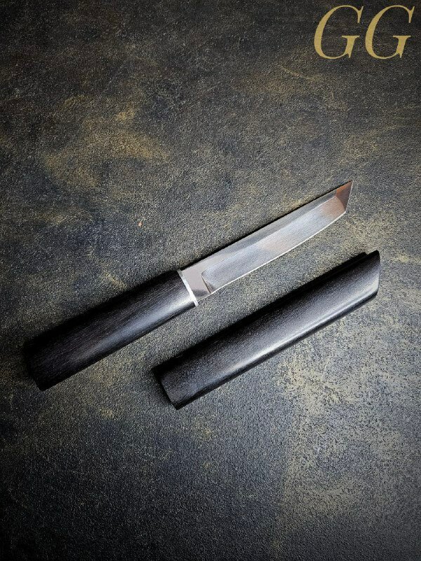 Нож - танто в деревянных ножнах