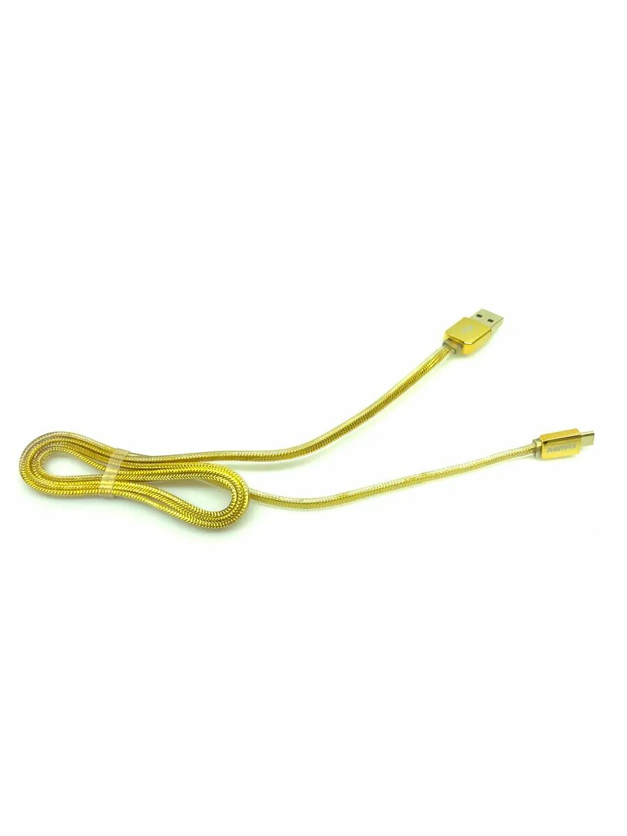 Кабель micro USB 1м Remax RC-016m, золотой
