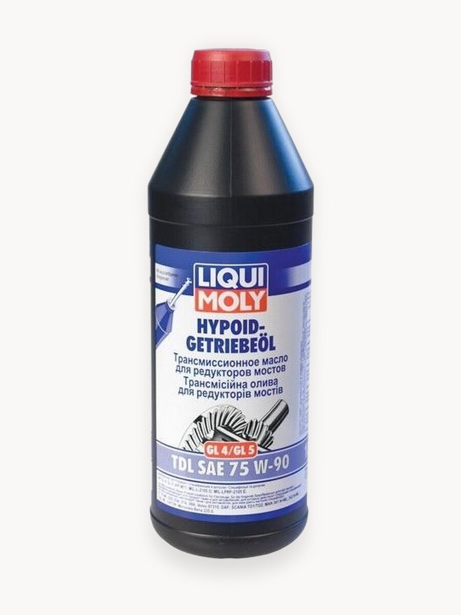 Масло трансмиссионное LIQUI MOLY 75W 90 Hypoid-Getriebeoil TDL GL-4/GL-5 1 л 3945/1407, бут