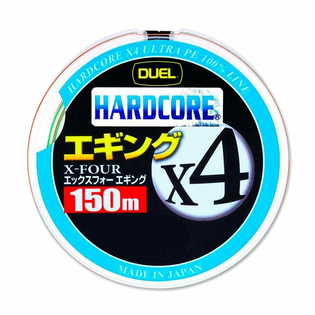 Леска плетеная Duel PE Hardcore X4 Eging 0,153