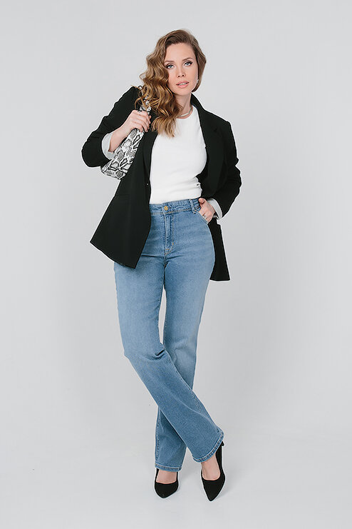 Джинсы широкие 