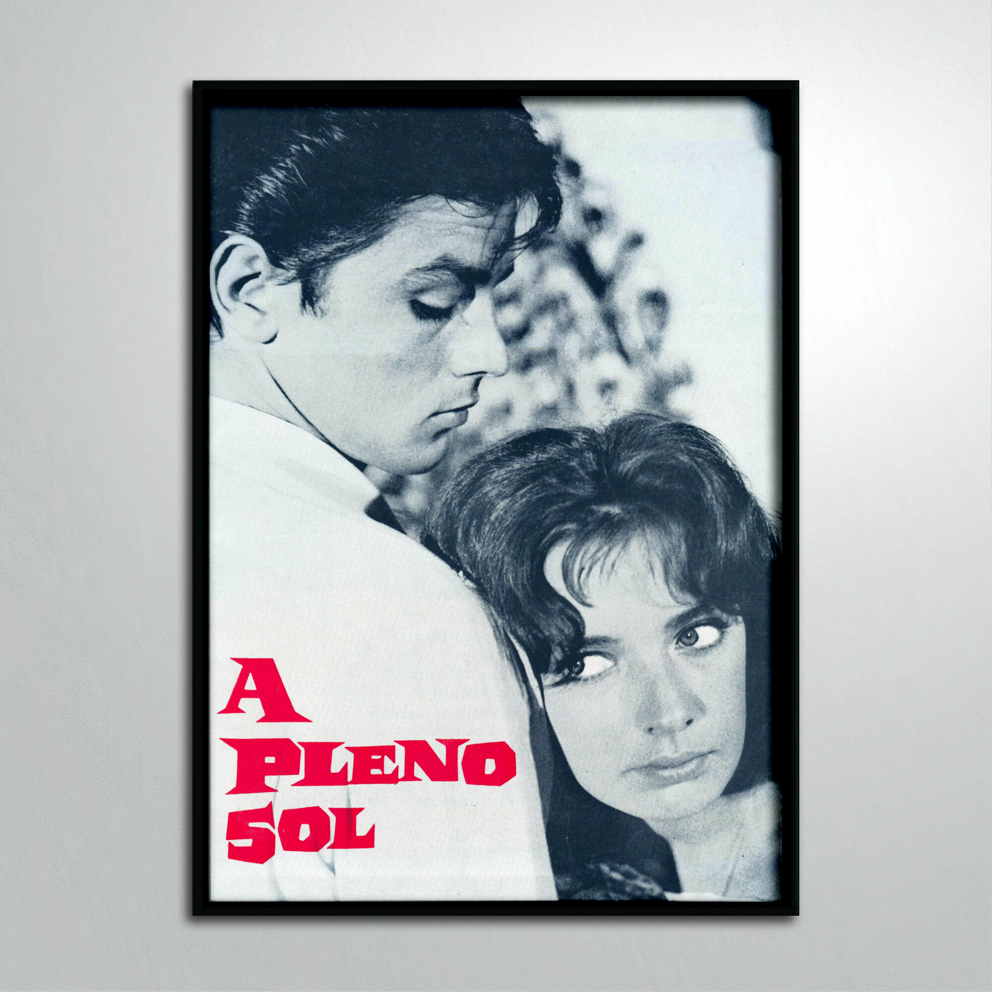 Постер без рамы/Винтажный плакат/ На ярком солнце (1960) Ален Делон Картина Plein soleil