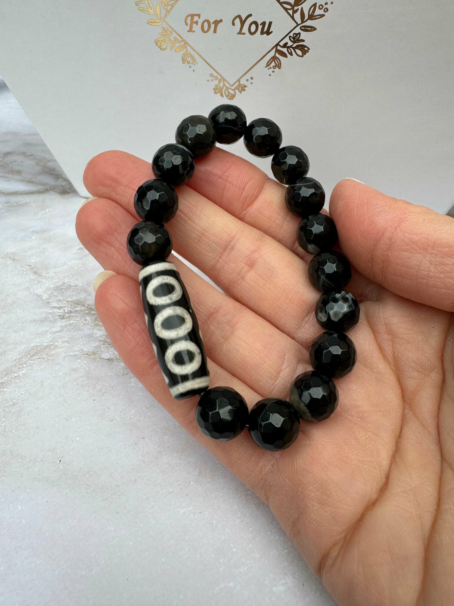 Браслет, агат