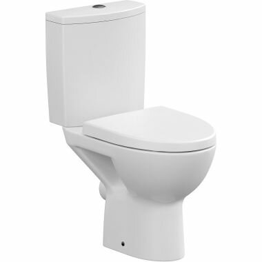 Унитаз компакт Parva New Clean On PA 011 Cersanit, безободковый сиденье микролифт