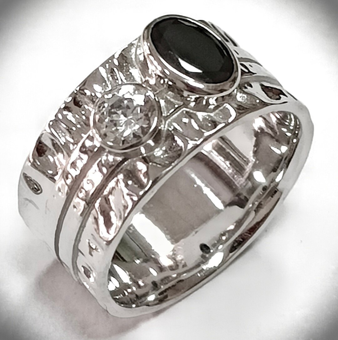 Перстень Эстерелла, серебро, 925 проба, родирование, фианит