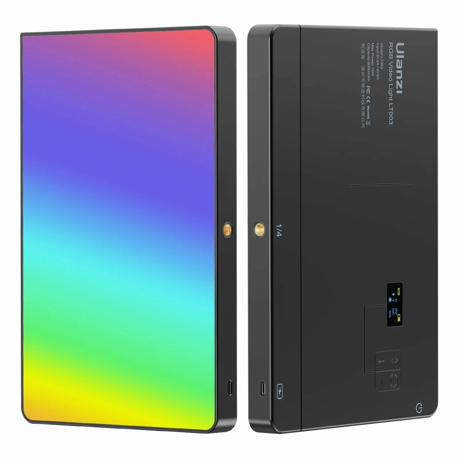 Ulanzi LT003 10" RGB LED видеосвет 3099