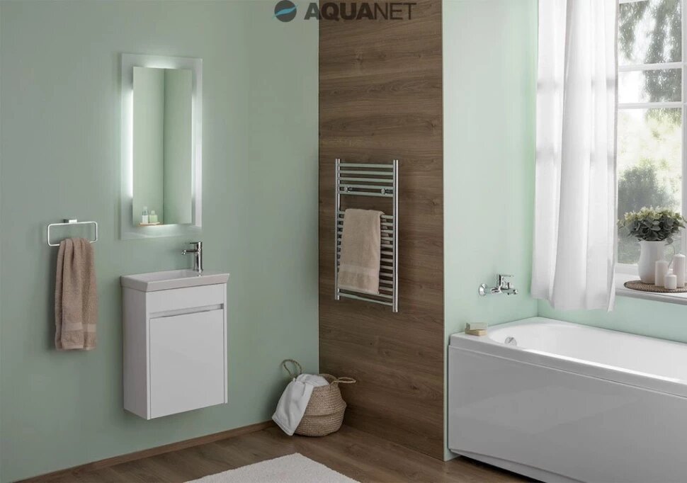 Тумба белый 44 см Aquanet Дувр 00182607