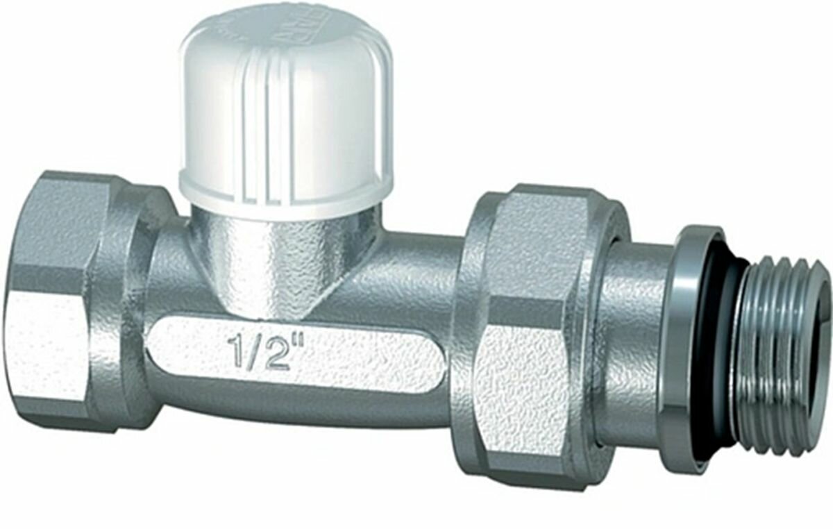 FAR Прямой запорный вентиль 1/2" ВР, уплотнение EPDM FV 1415 12