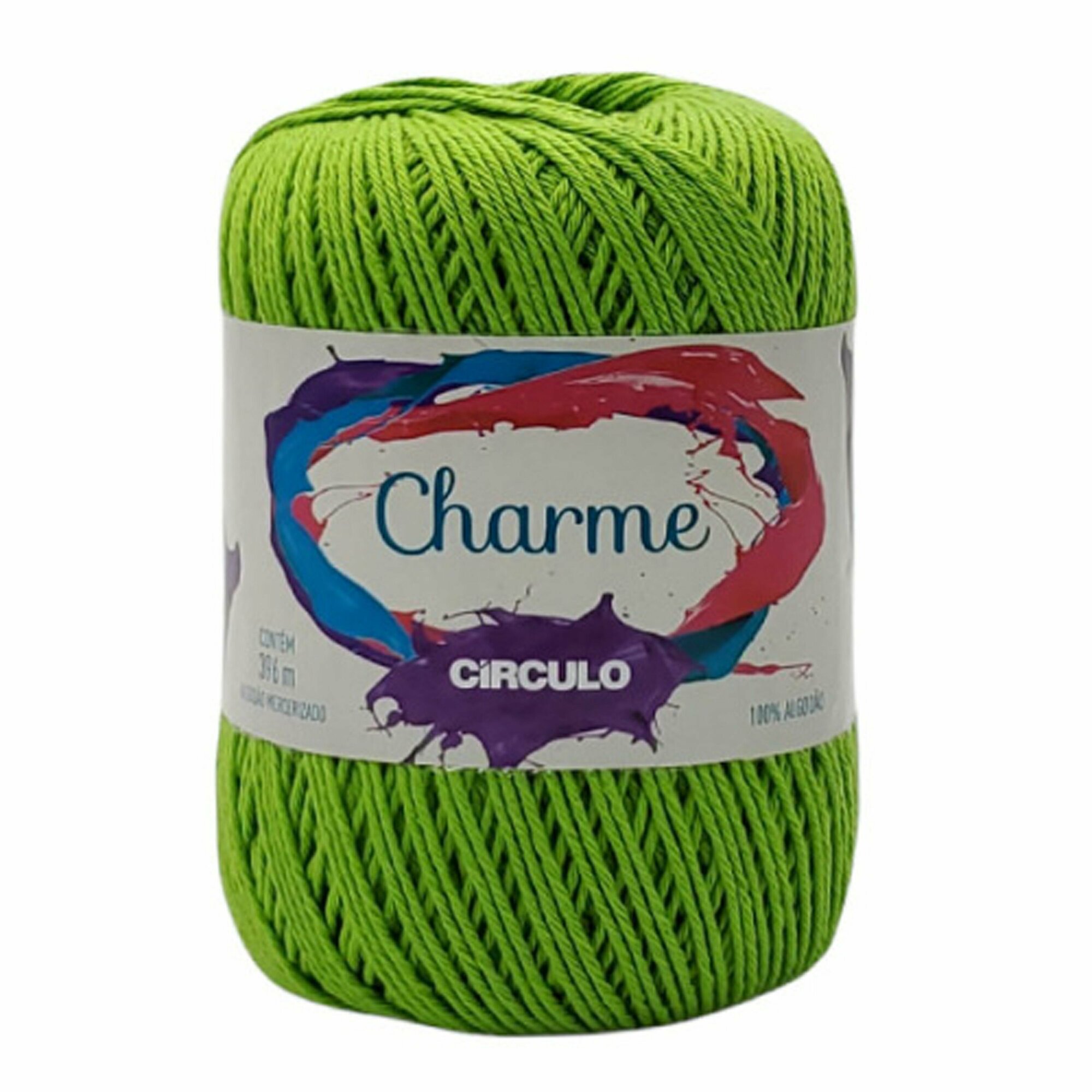 1 моток Пряжа Circulo CHARME 100% Мерсеризованный бразильский первичный хлопок 150 гр. - 396 м. цв. 5203