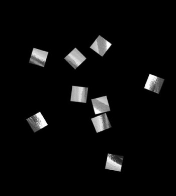 Конфетти металлизированное 6х6мм черное