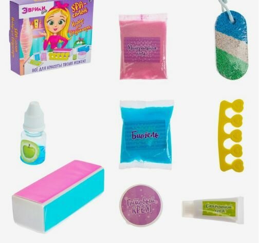 Опыты для девочек: Girls SPA-салон. Набор для педикюра