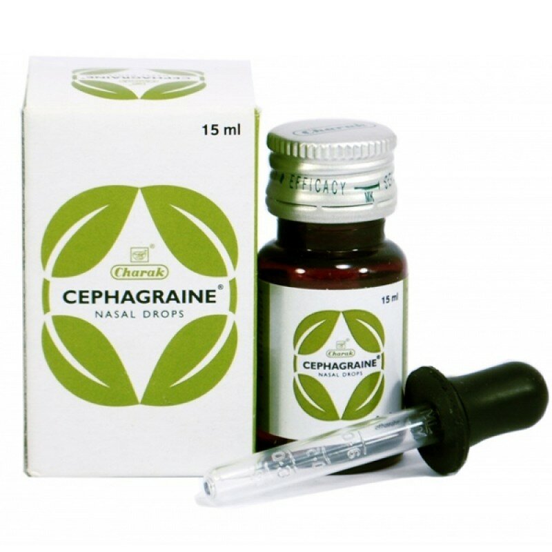 Сефагрейн капли в нос марки Чарак (Cephagraine Charak), 15 мл