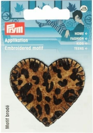 Термоаппликация "Сердце" 52*48мм PRYM 926680
