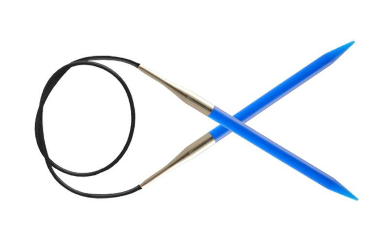 Спицы круговые "Trendz" 7мм/100см, акрил, синий KnitPro 51119