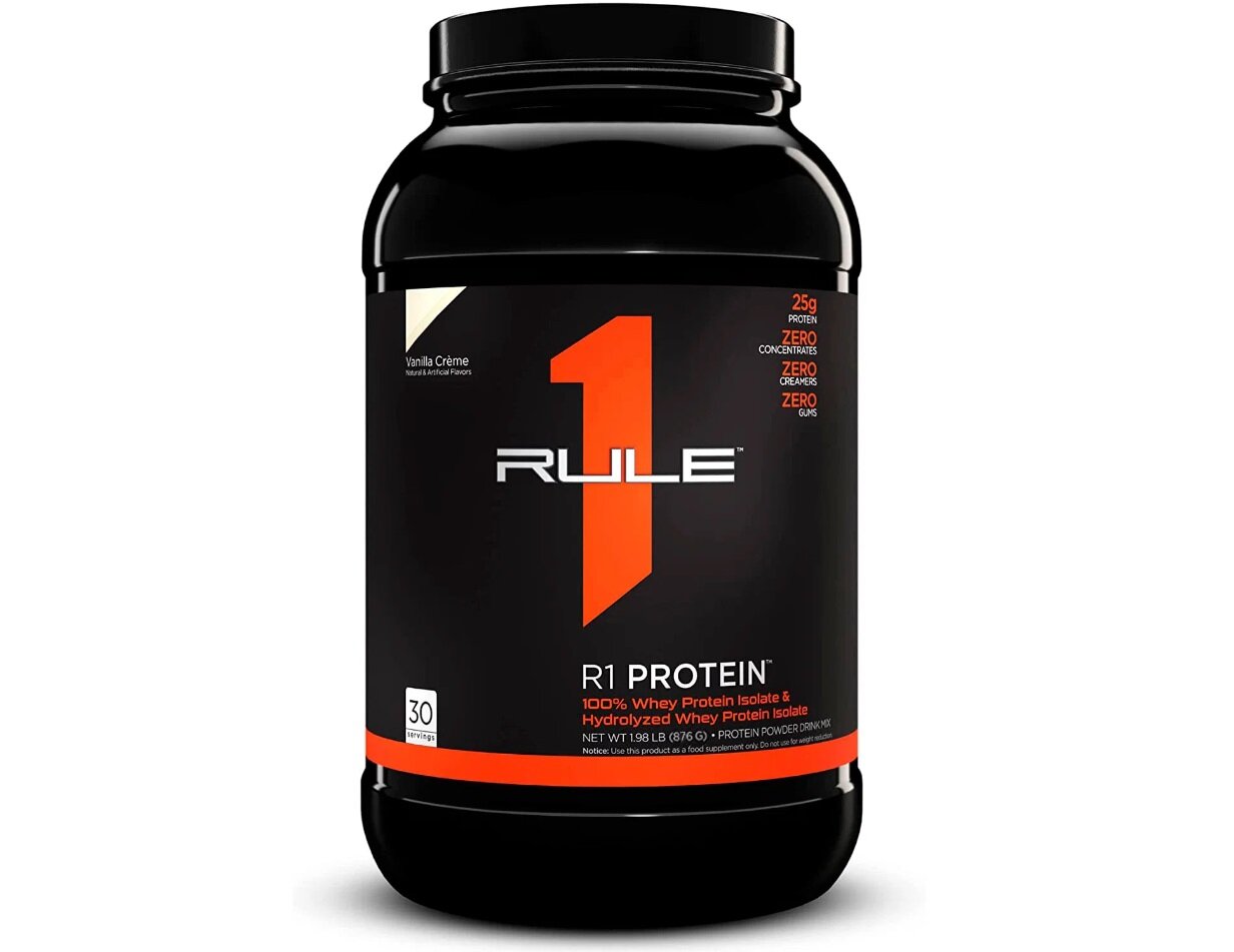 Rule One, R1 PROTEIN Isolate, Изолят, 0.9 кг (ванильный крем)